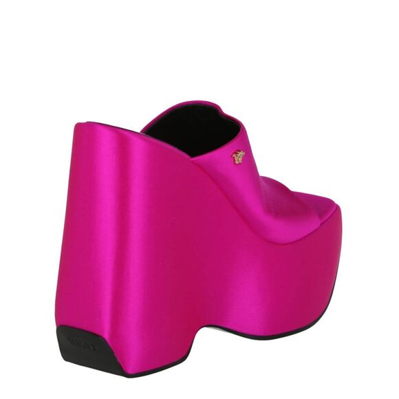 Versace | Shoes | Versace Triplatform Platform Mules Pink Womens | Poshmark